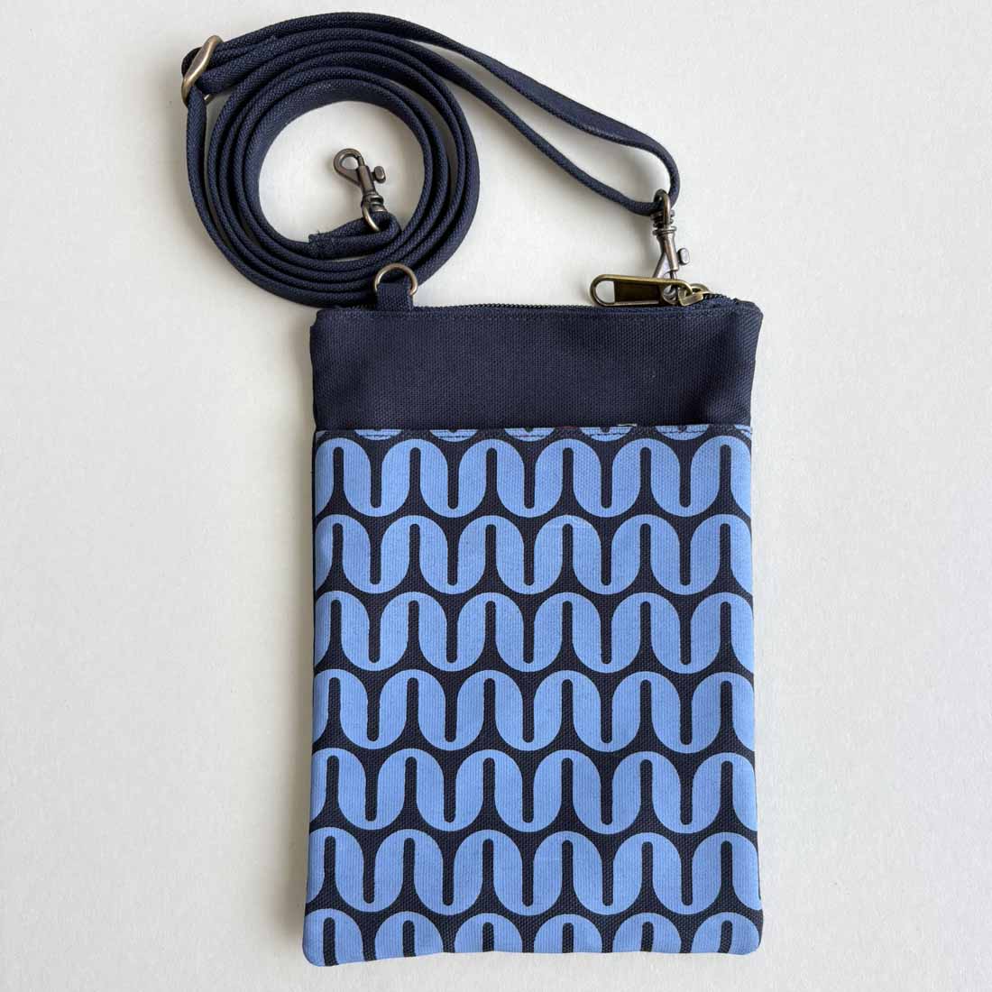Mini Phone Crossbody – Geometric Print – JSK Marketplace